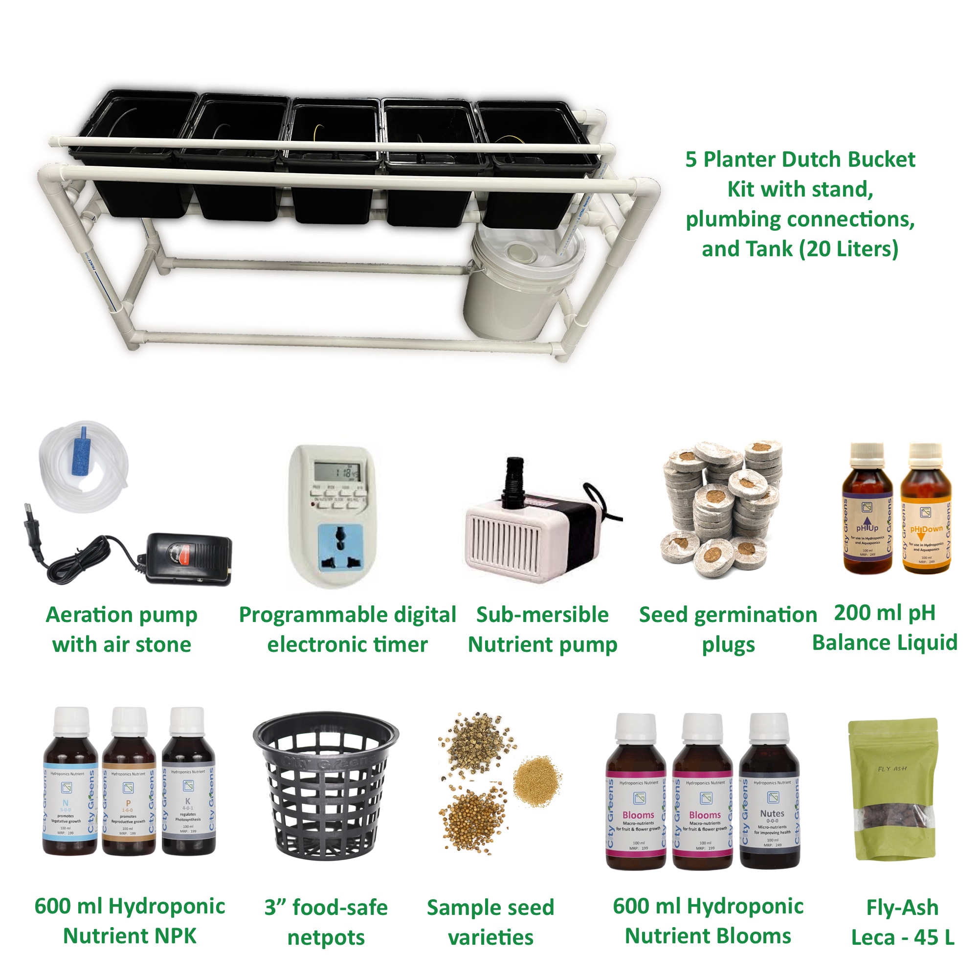Dutch Bucket Hydroponic Kits